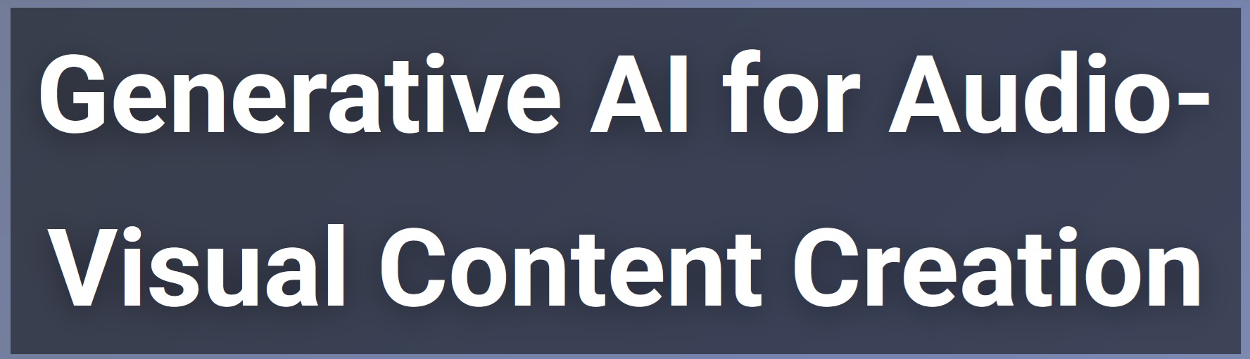 Gen4AVC Workshop | ICCV 2025